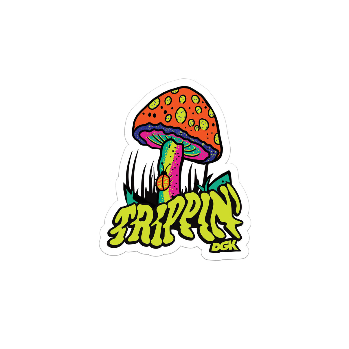DGK Trippin Sticker – Beyond Skate